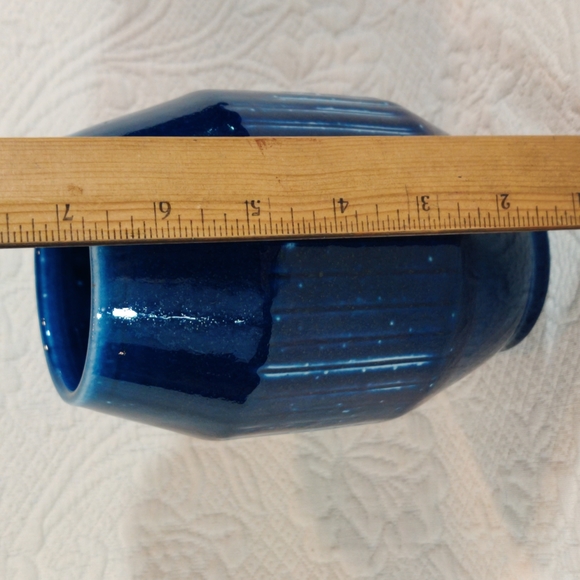 Art | Handcrafted Cobalt Blue Ceramic Vase | Poshmark